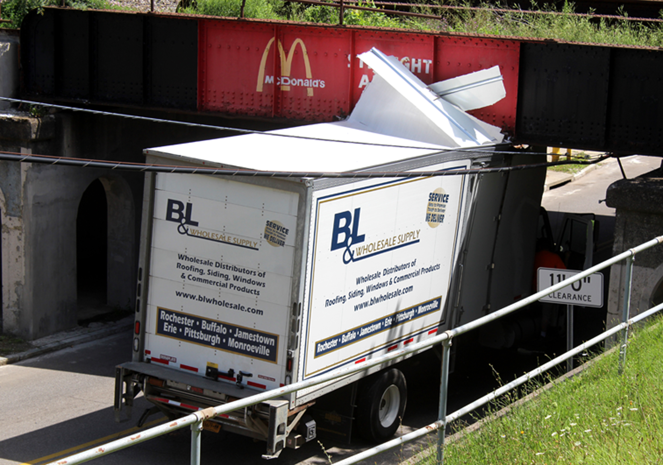Box Truck Becomes Stuck Under City Bridge | News, Sports, Jobs - Post ...